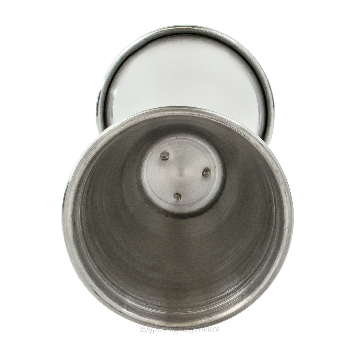 Shiny Silver 25/50ml Jigger – Engraving Excellence